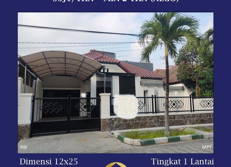 Disewakan Rumah 1 Lantai Baruk Utara 95 Juta per Tahun Nego Siap Huni ...